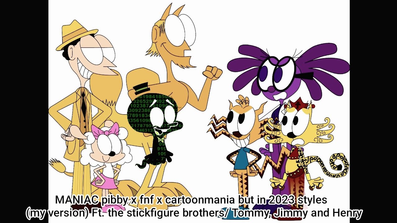 MANIAC pibby x fnf x cartoonmania (but in 2023 styles)(my ver.)Ft ...