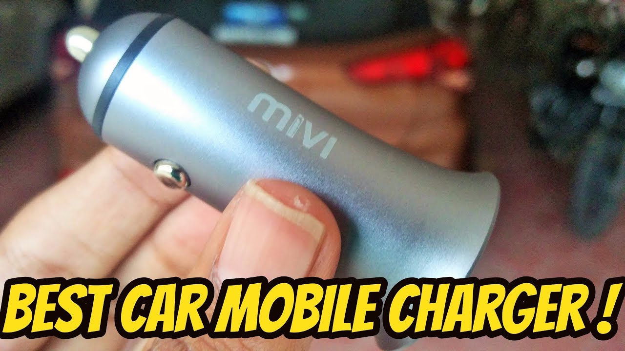 {Hindi} Mivi 2.4 Amp Turbo Car Charger (Grey) | Review ! - YouTube