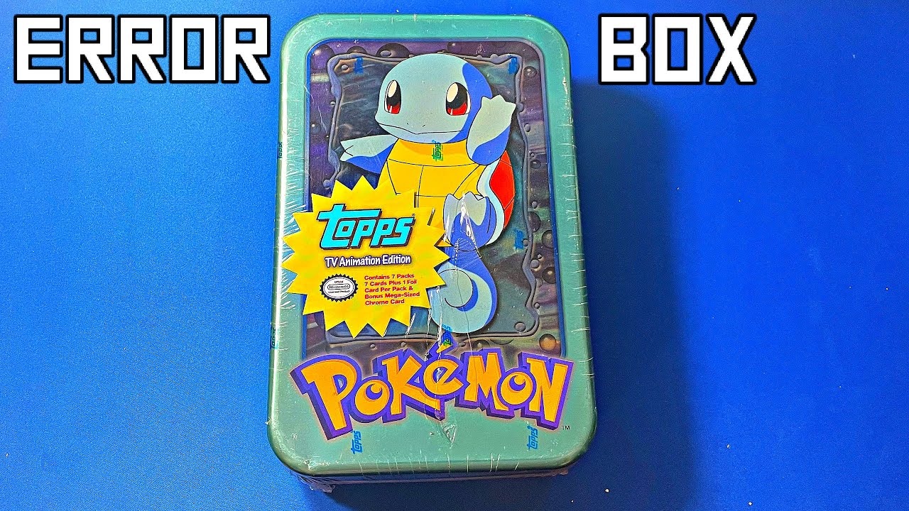 One of the weirdest Error Pokemon Boxes I've ever opened - 3 Error ...