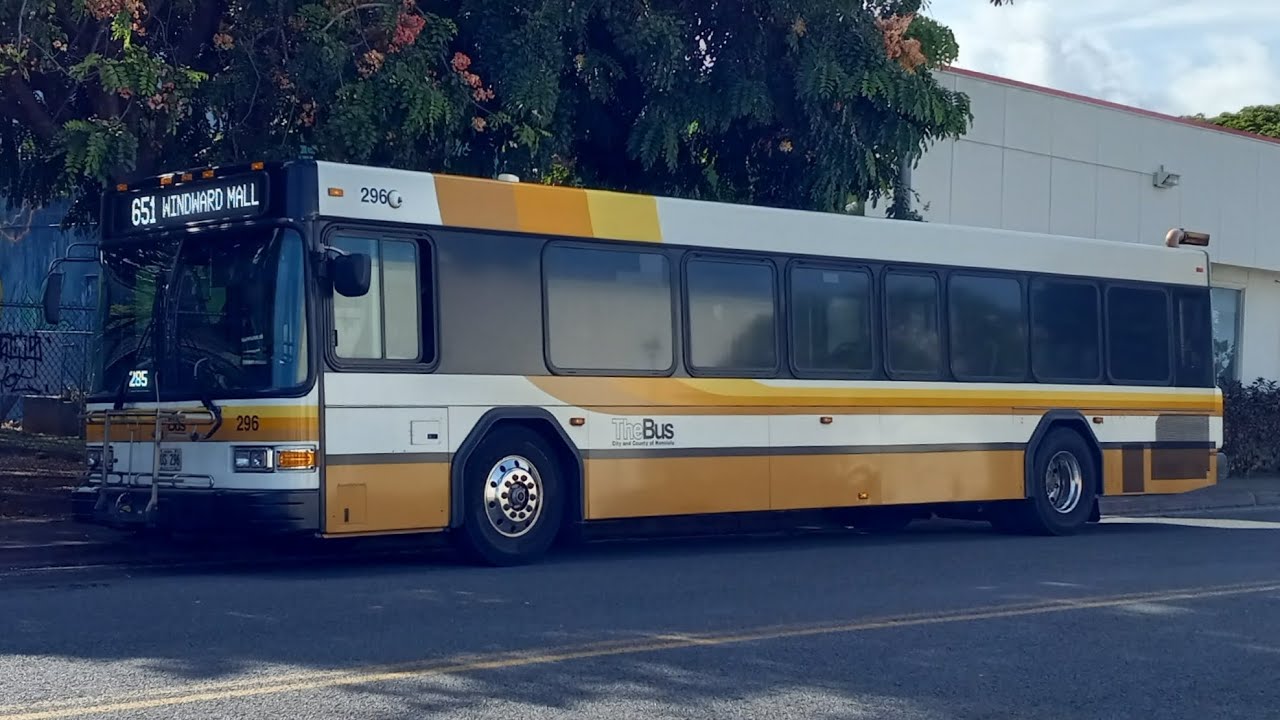 TheBus Honolulu (HI) Route 651 Puohala - Windward Mall Bus 296 [2013 ...