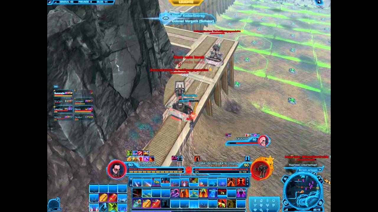 SWTOR Denova Heroic/Schwer Colonel Vorgath Gilde:[eXcess] - YouTube