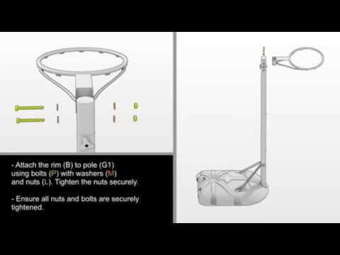 How to assemble your NET1 Netball System - YouTube