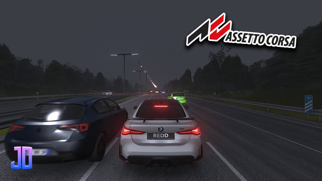 BMW M4 G82 Competition Cutting Up On The Hamburg Map | Assetto Corsa ...