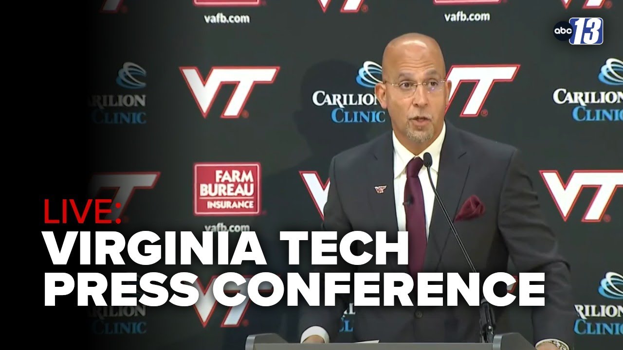 LIVE: Virginia Tech introduces James Franklin as new football coach ...