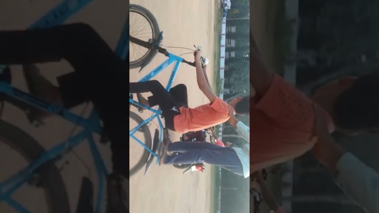 Pagal log ka cycle stunts - YouTube
