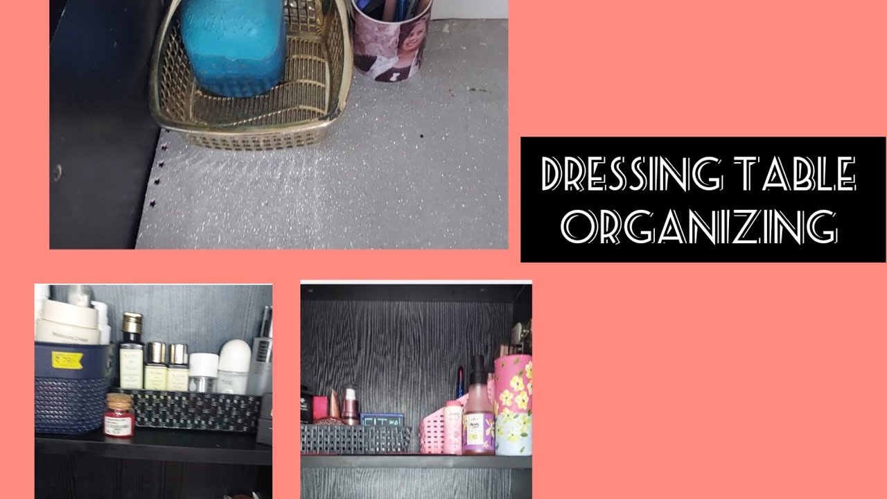 Dressing table organization and tips tamil || small dressing table ...