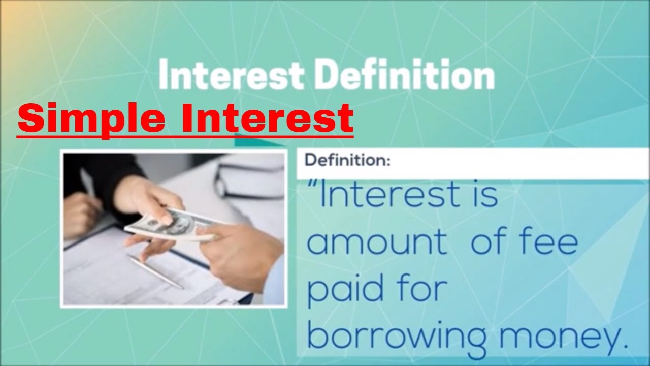 Simple Interest example - Finance & more - YouTube
