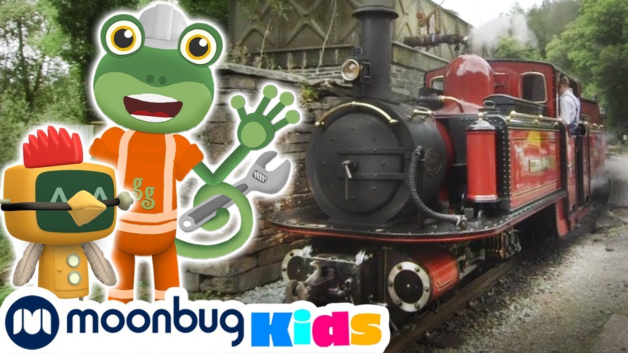 Gecko on The Train & More | Gecko's Garage | Trains for Children ...