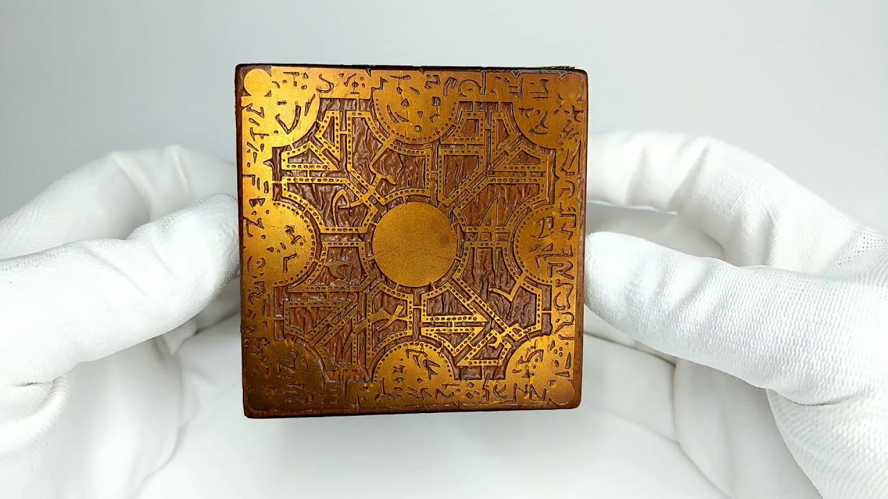 Hellraiser puzzle box prop replica, lament configuration - YouTube