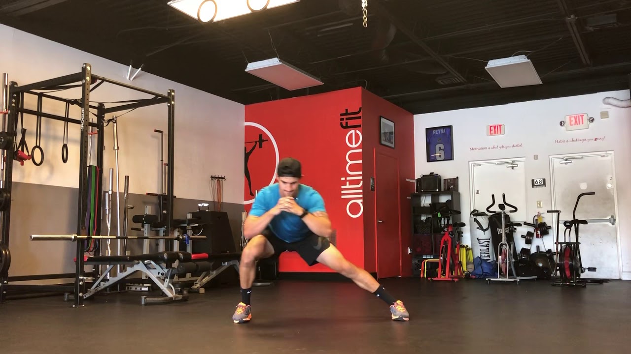 Low Lateral Walk (Wide Steps) - YouTube