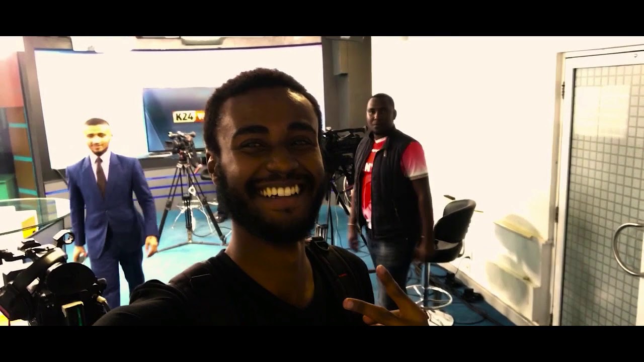 TOUR AT K24 STUDIOS WITH AHMED JUMA BHALO AND MWANAISHA CHIDZUGA VLOG 9 ...