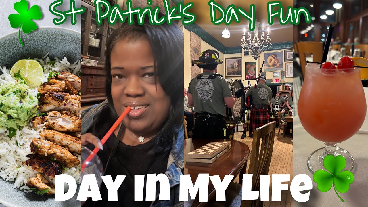We Have Chipotle at Home/ Come Stroll With Me For St. Patrick’s Day/ Caregiver Work Vlog ☘️💚 ...