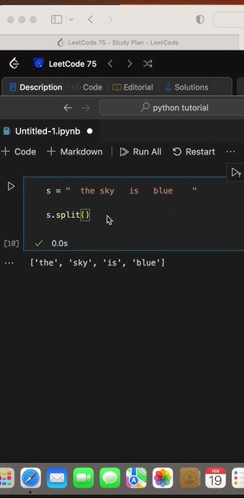 Leetcode 151: The easiest Medium level question thanks to Python! #python #programming #coding ...