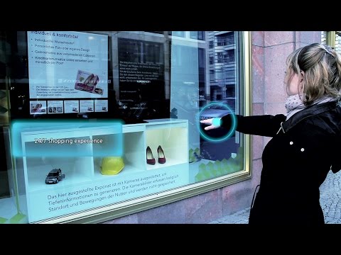 Interactive Shop Window – Fraunhofer HHI - YouTube