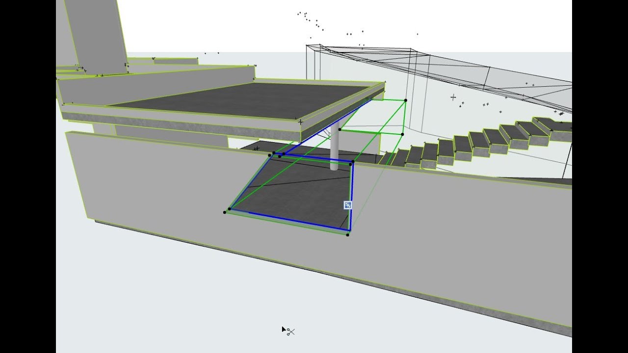 #ARCHICAD Como hacer un corte diagonal en un muro en vista de alzado ...