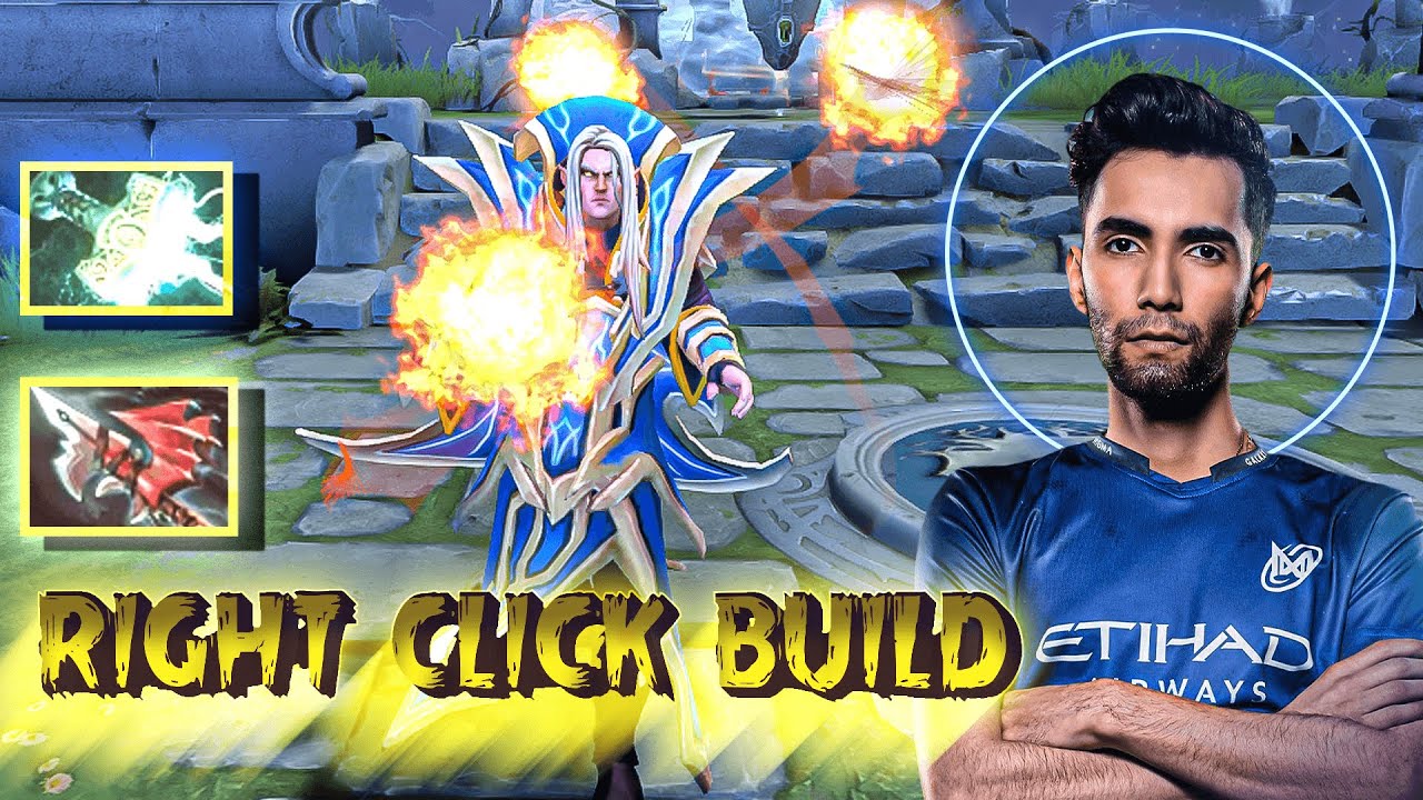 Sumail Invoker Right Click Build | Dota 2 Reels | 7.32c - YouTube
