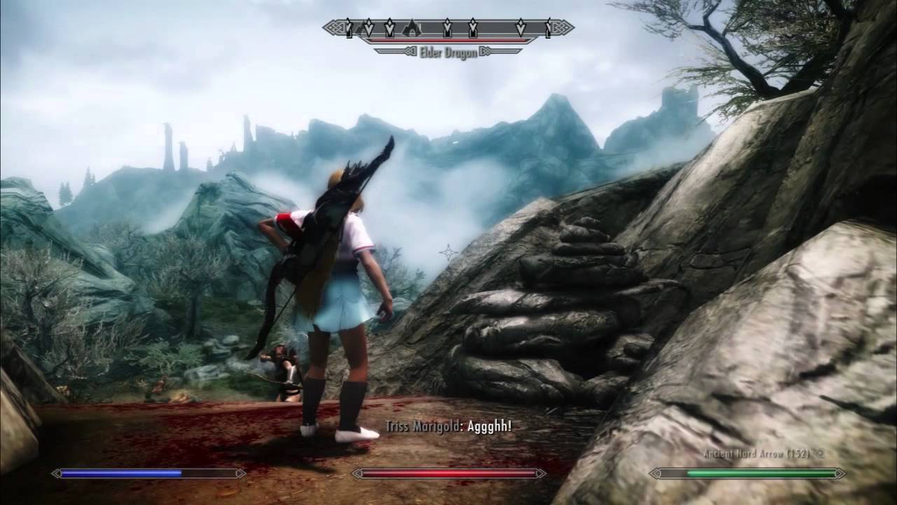 Let's Play With Ellie Elizabeth - Skyrim Mod - YouTube