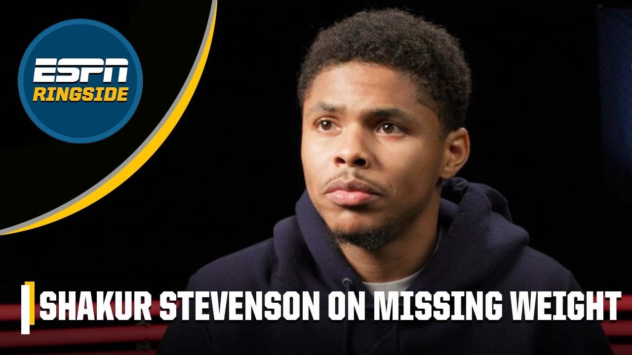 Shakur Stevenson Discusses Missing Weight For Conceicao Fight - Boxing ...