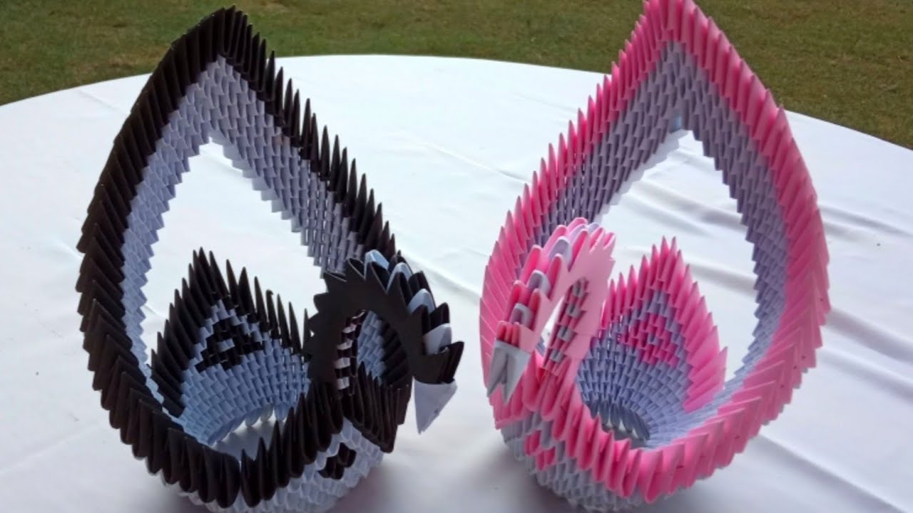 Cara Membuat Angsa Dari Kertas Origami Youtube