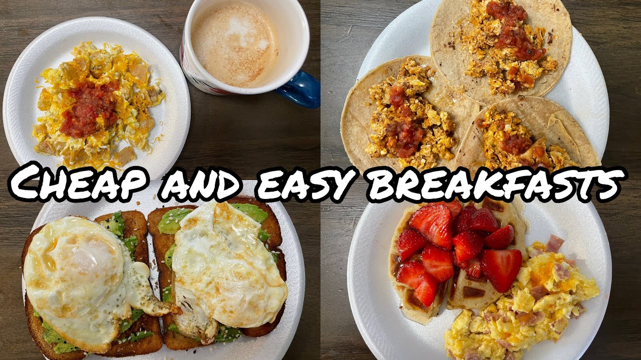Cheap and Easy Breakfast|| Breakfast on a Budget|| Breakfast Ideas ...