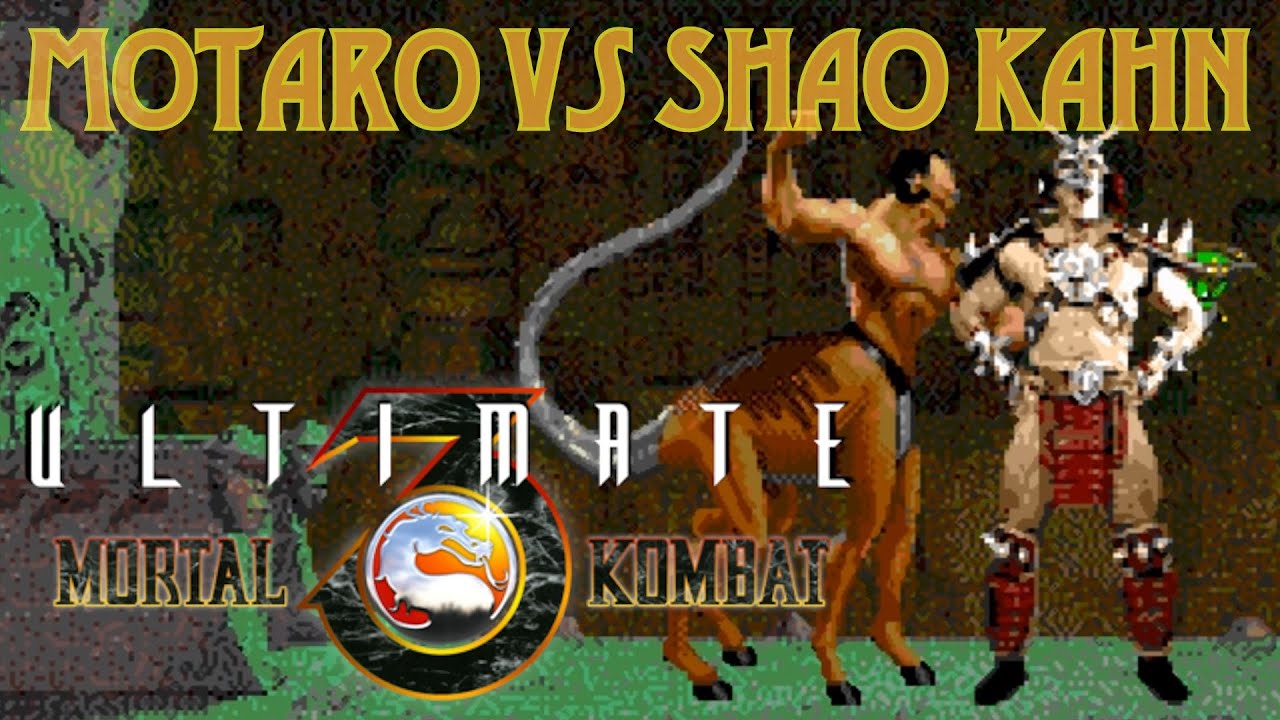 Motaro vs Shao Kahn - Mortal Kombat 3 Ultimate (Sega Genesis) - Мотаро ...