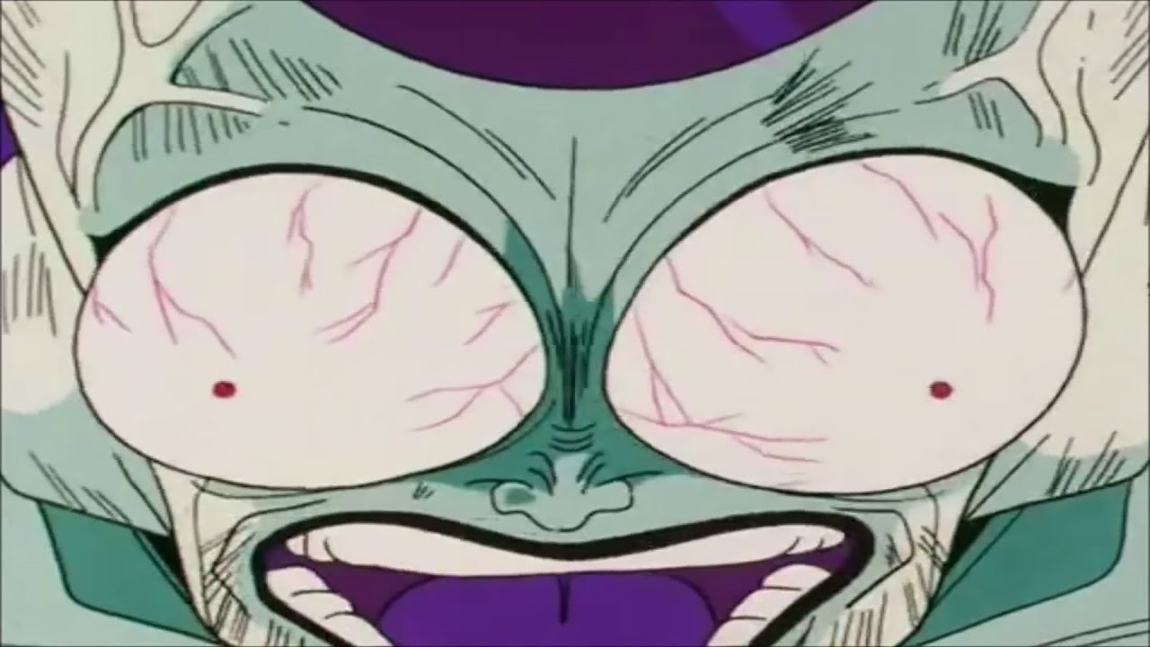 frieza gets beaten by goku - YouTube