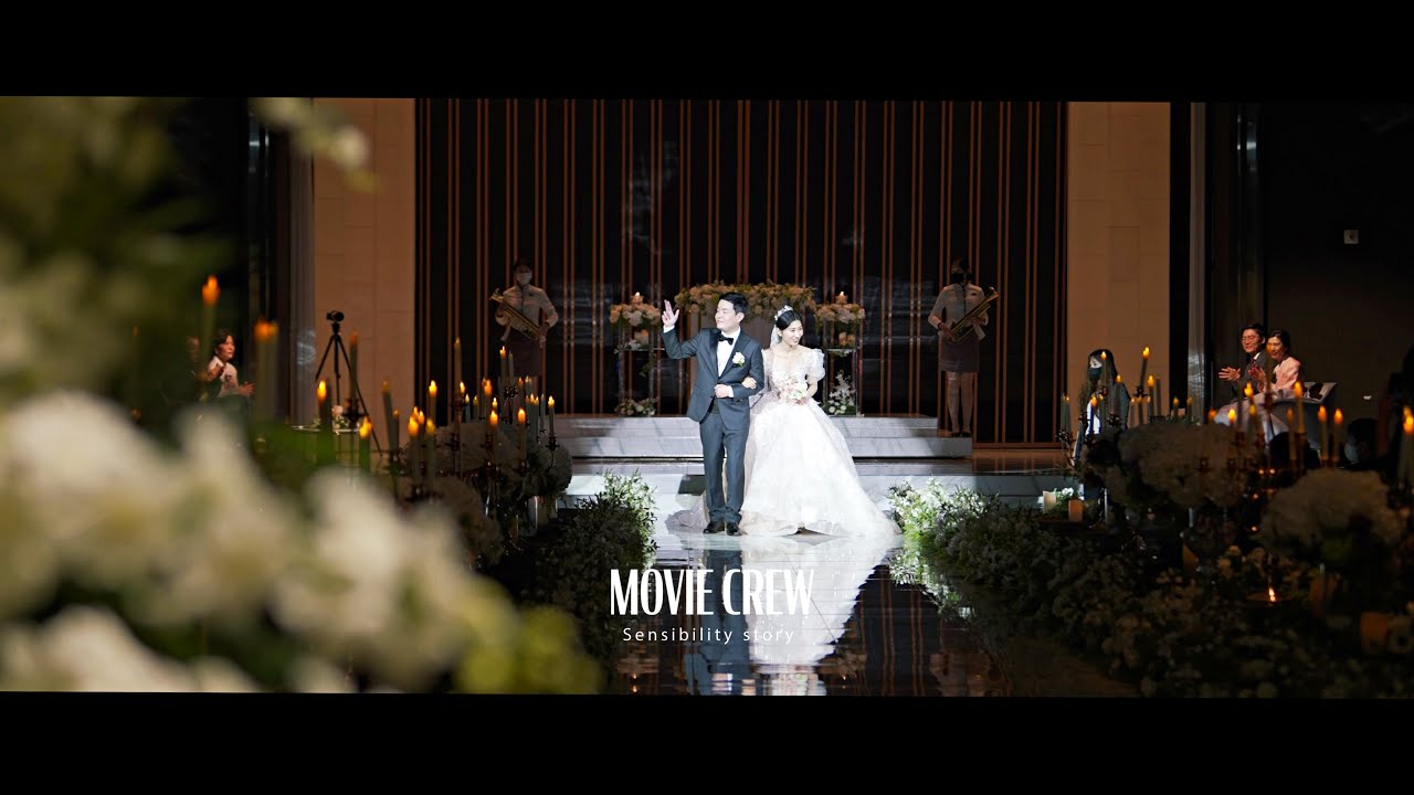 무비크루 데일리웨딩컨벤션 웨딩 하이라이트(wedding Highlight 4K Sensibility story) - YouTube