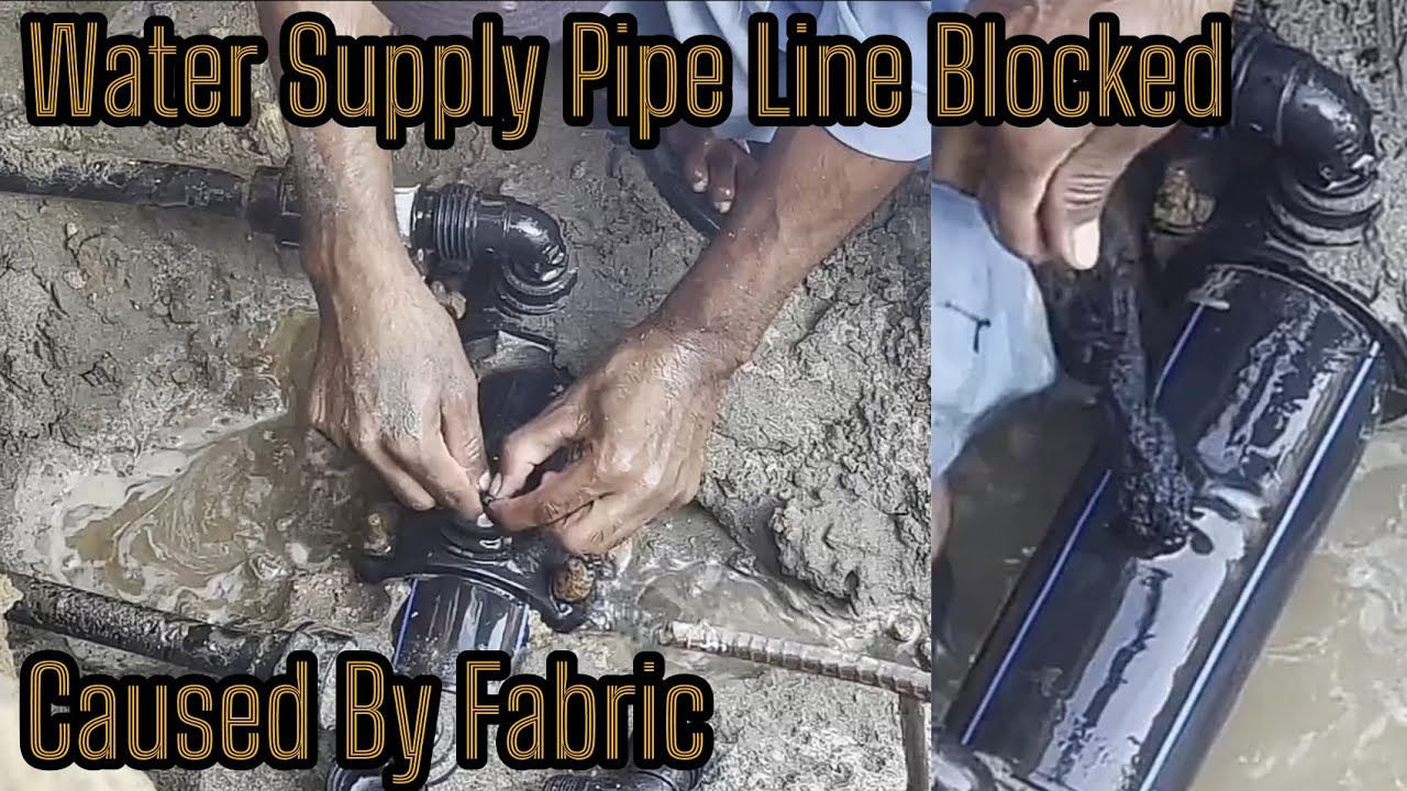 Poor Water Flow | Water Supply Pipe Line Blocked 🚫 | - YouTube
