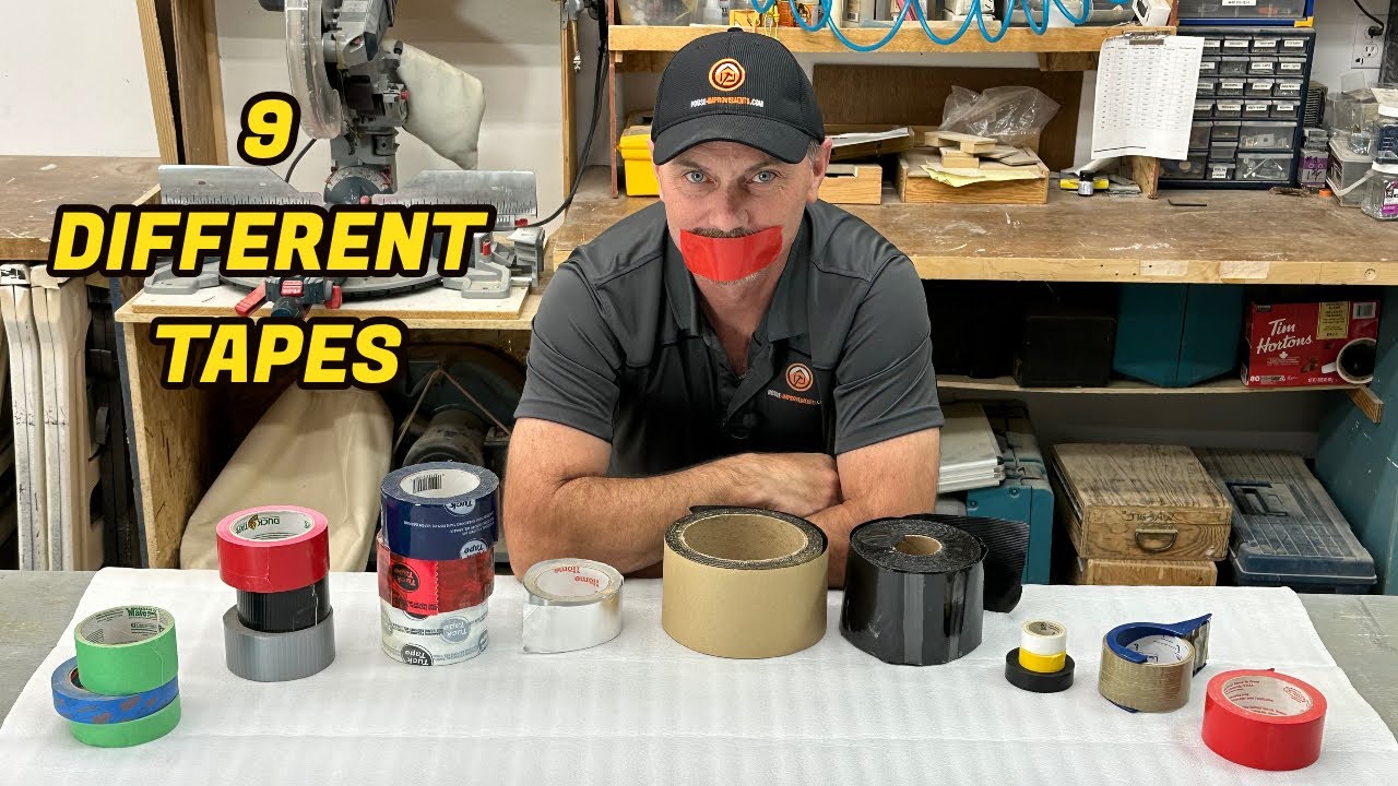 I bet you didn't know there are so many different construction tapes - YouTube