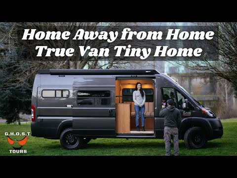 VAN Tiny Home Tour - 4 Season Ready - Take to the Beach or Mountains ...