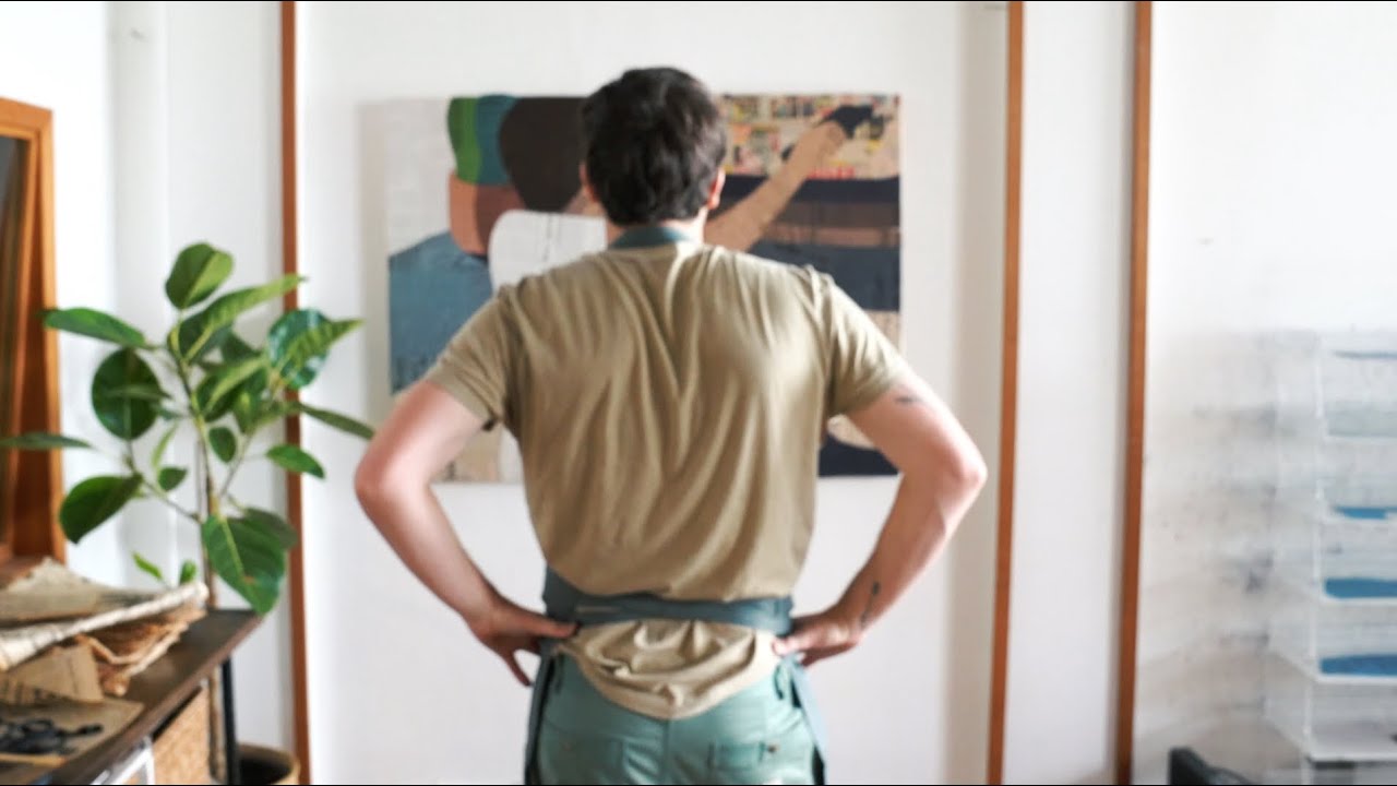 Collage Artist Process and Technique, Patrick Nelson - YouTube