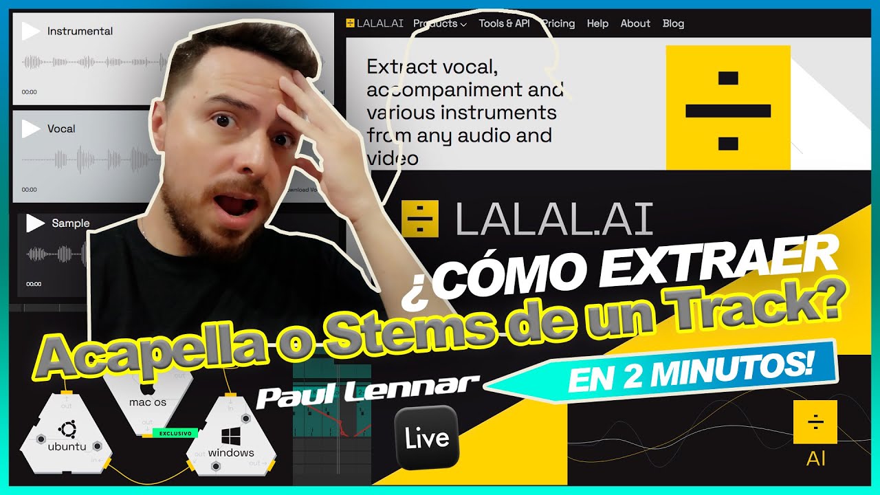 Como Extraer la Vocal o Stems de una canción?😱¡Tutorial fácil y Rápido ...