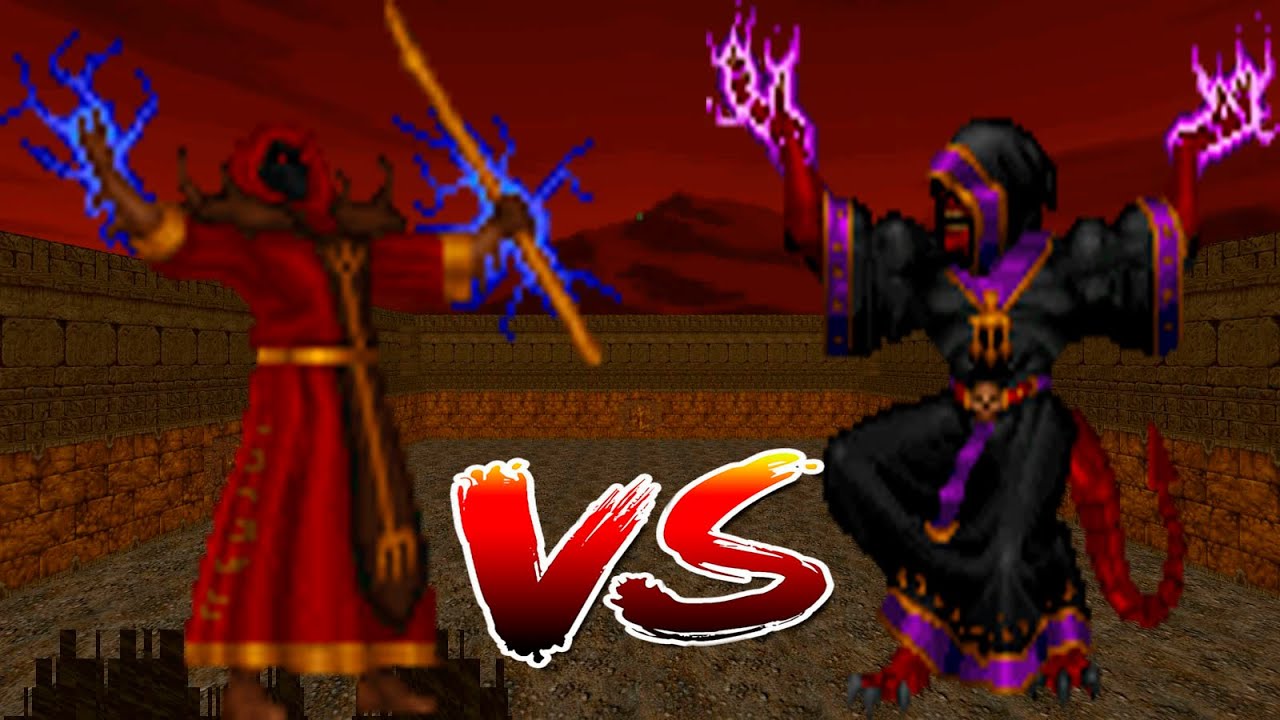 Heresiarch vs D'Sparil - EPIC BOSS BATTLE - HERETIC vs HEXEN Monster ...