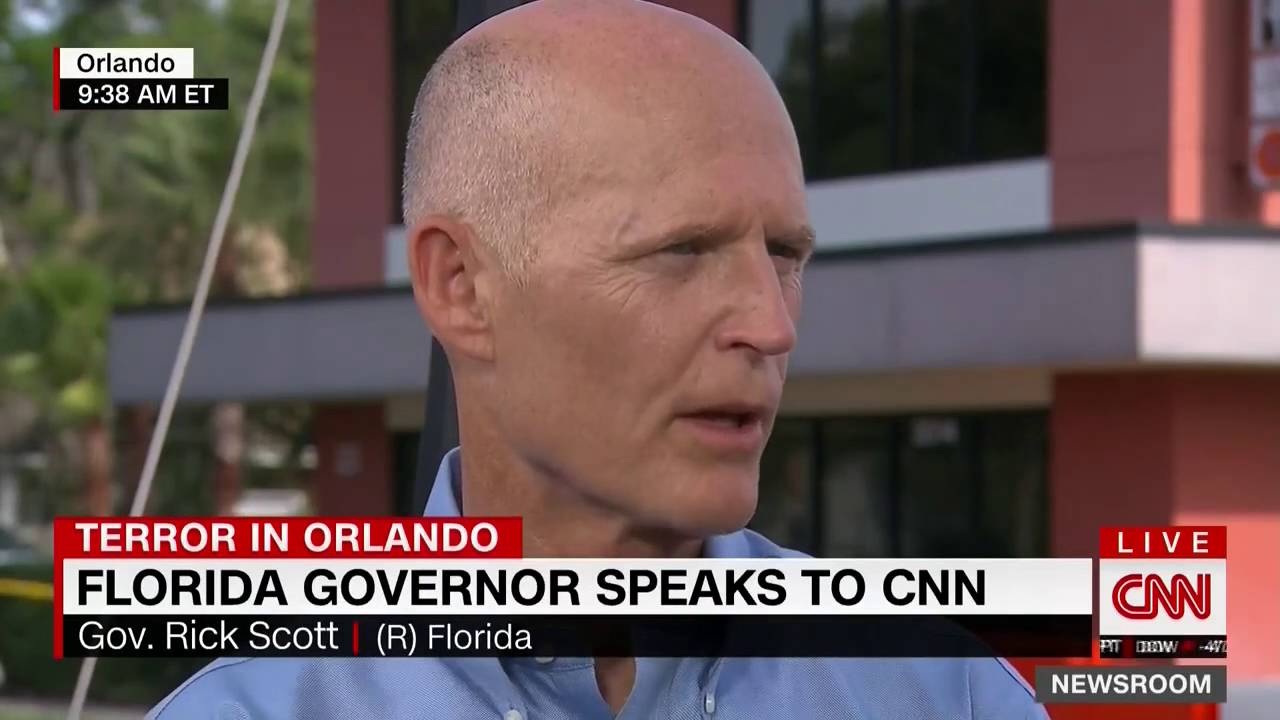 CNN Asks Rick Scott If He Is Responsible For Orlando Attack Because of ...