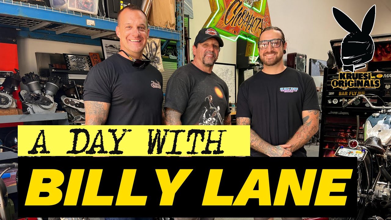 We Spend the day with Biker Build Off royalty, Billy Lane - Kruesi Vlog ...