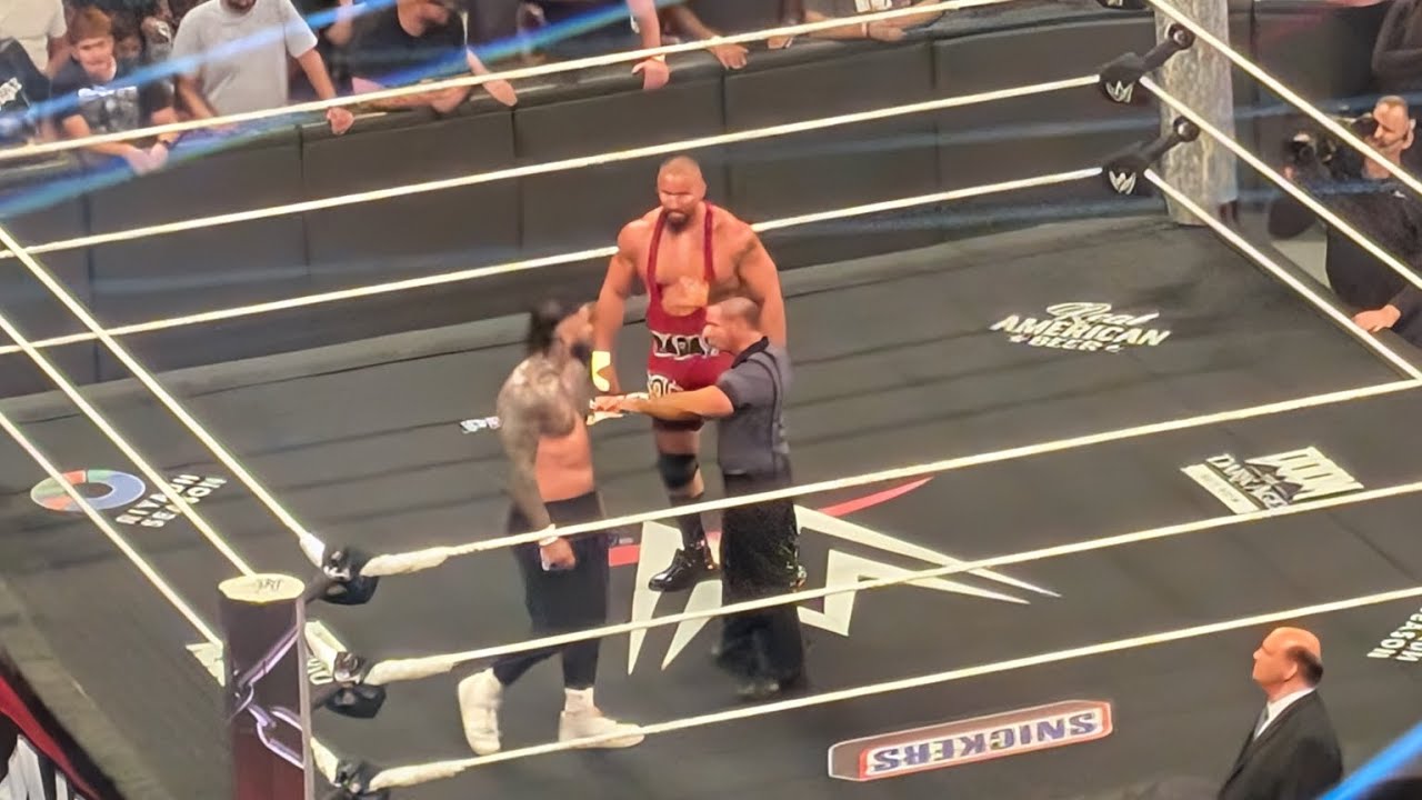 Jey uso and brawn breakers match May 19th, 2025 ending of WWE Monday ...