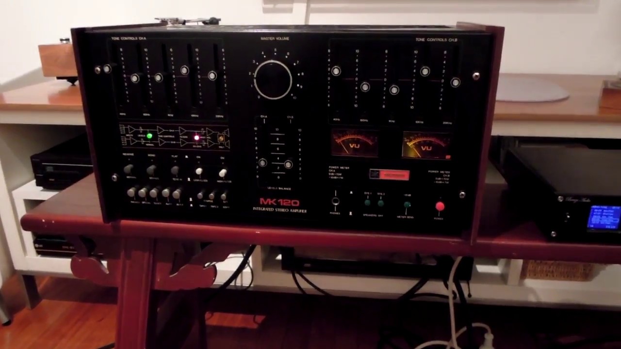 Galactron MK 120 Stereo amplifier restored - YouTube