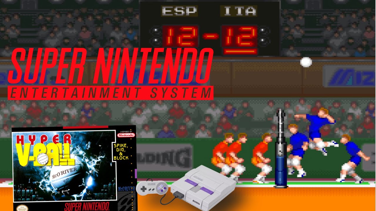 Hyper V-Ball (1994) Super Nintendo Entertainment System (SNES) Gameplay ...