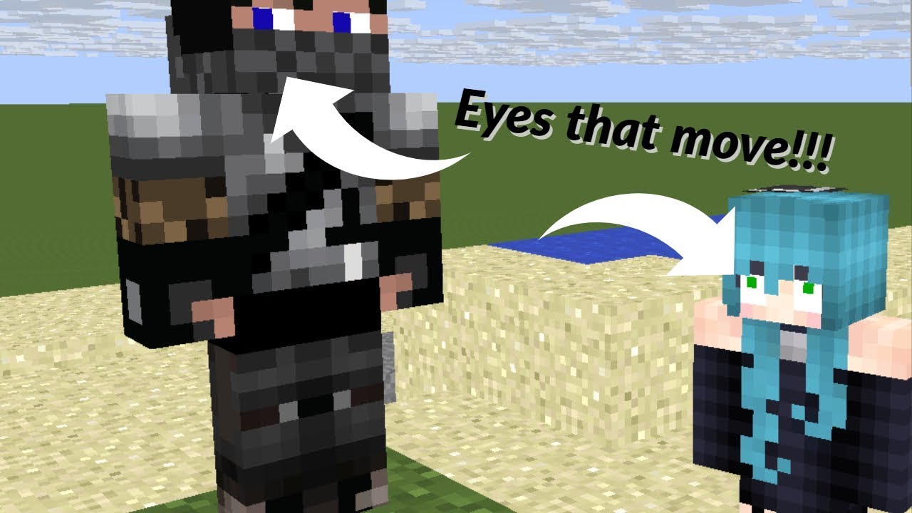 How to make eyes move in Mine-imator (tutorial #2) - YouTube