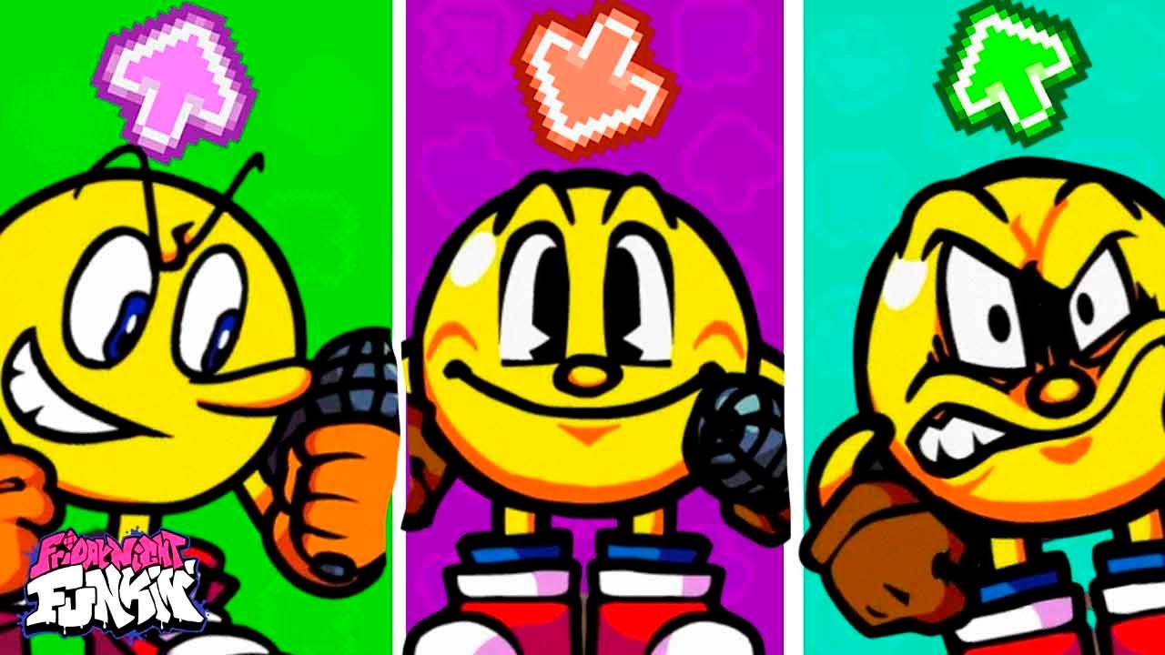 FNF Character Test Gameplay VS Playground l VS PacMan l VS Pacster l VS ...
