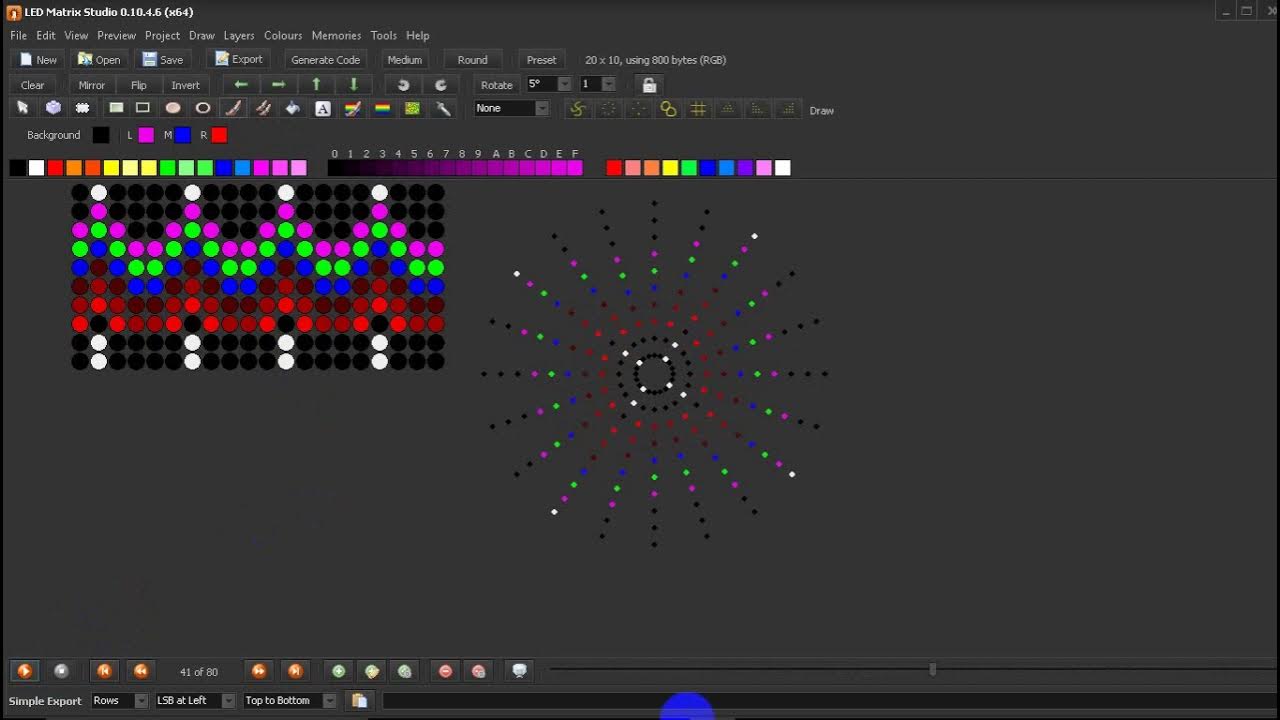 Full Video How to create an animation from LED Matrix Studio - YouTube
