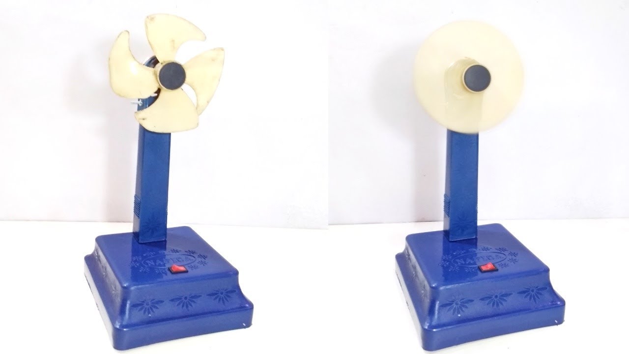 DIY- How to make High Speed Table Fan | Mini Fan | Battery power Fan ...