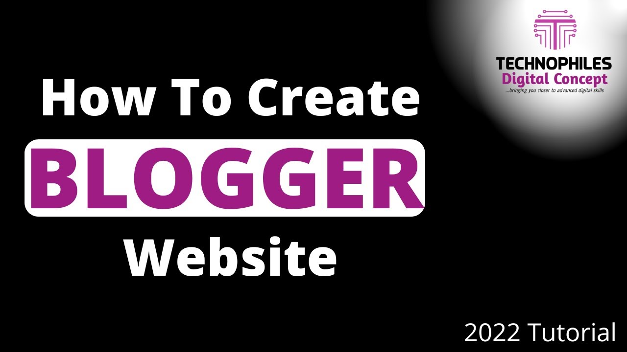 How To Create Website Using Blogger - YouTube