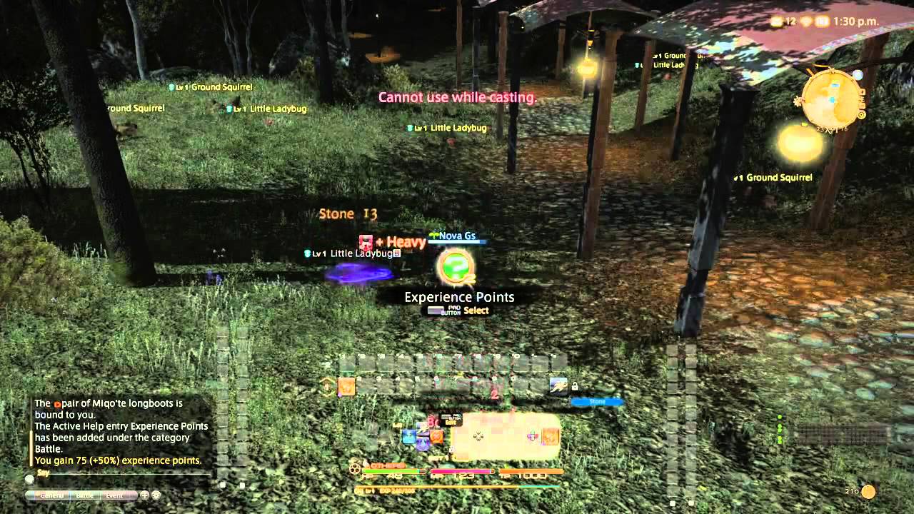 Battle System FFXIV Part 1 - YouTube