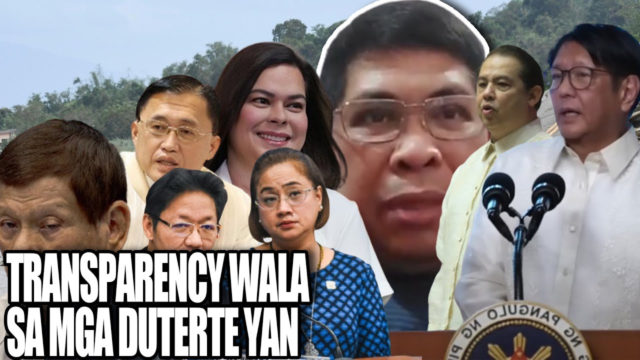MGA KAMPON NG MGA DUTERTE, TAKOT SA TRANSPARENCY? || FLOOD CONTROL NA ...