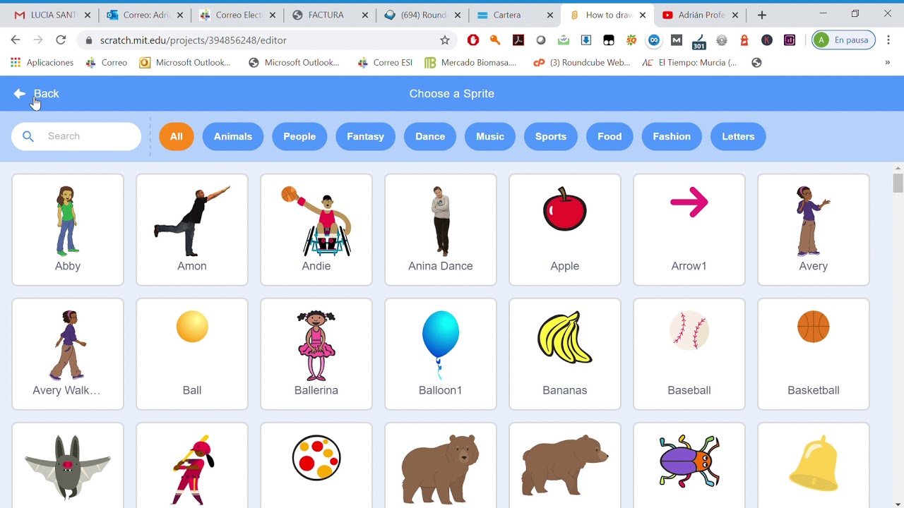 How to draw the sprites of the calculator on Scratch - YouTube