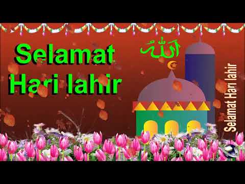 0 284 Malay 25 seconds Happy Birthday Greeting Wishes includes Islam Masjid  by  Bandla