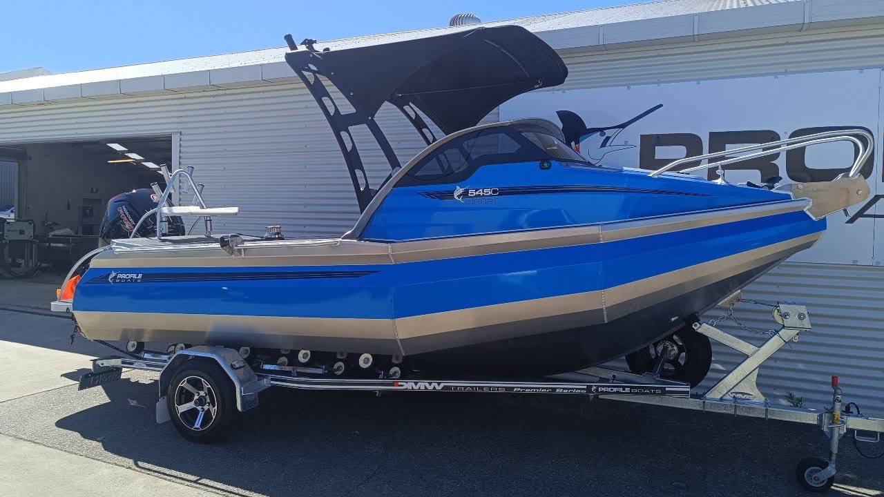 Profile Boats 545C Sport Mercury 115 PRO XS - YouTube