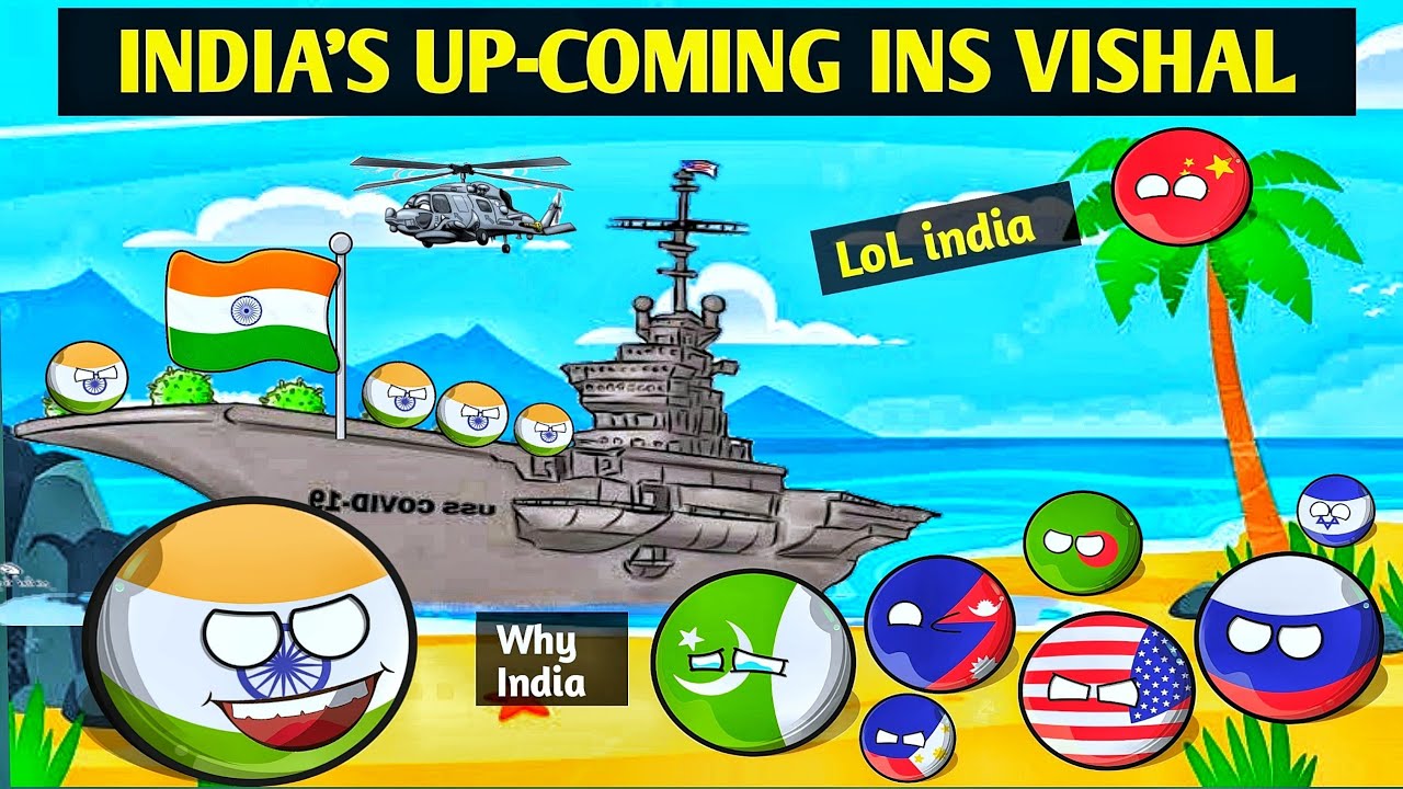 India's🇮🇳 ins VISHAL Country's reaction | india country ball # ...