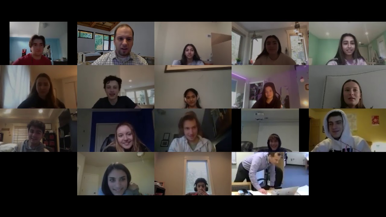 Brian Husted caught in the Math & Sciences Center - YouTube